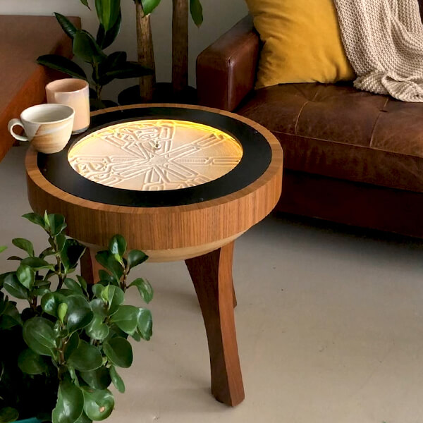 Hardwood Side table - Sisyphus Industries